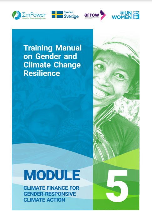 Training manual on gender and climate resilience: Module 5 - climate ...