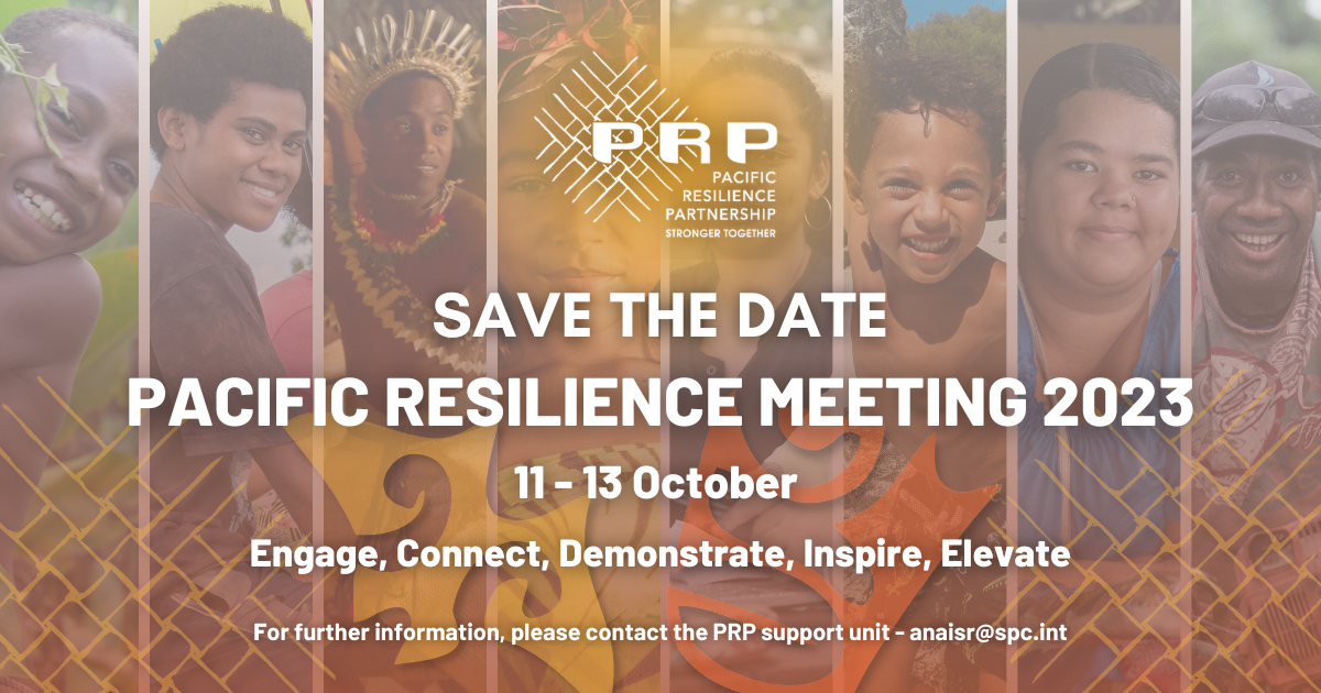 Pacific Resilience Meeting 2023 | UNW WRD Knowledge Hub
